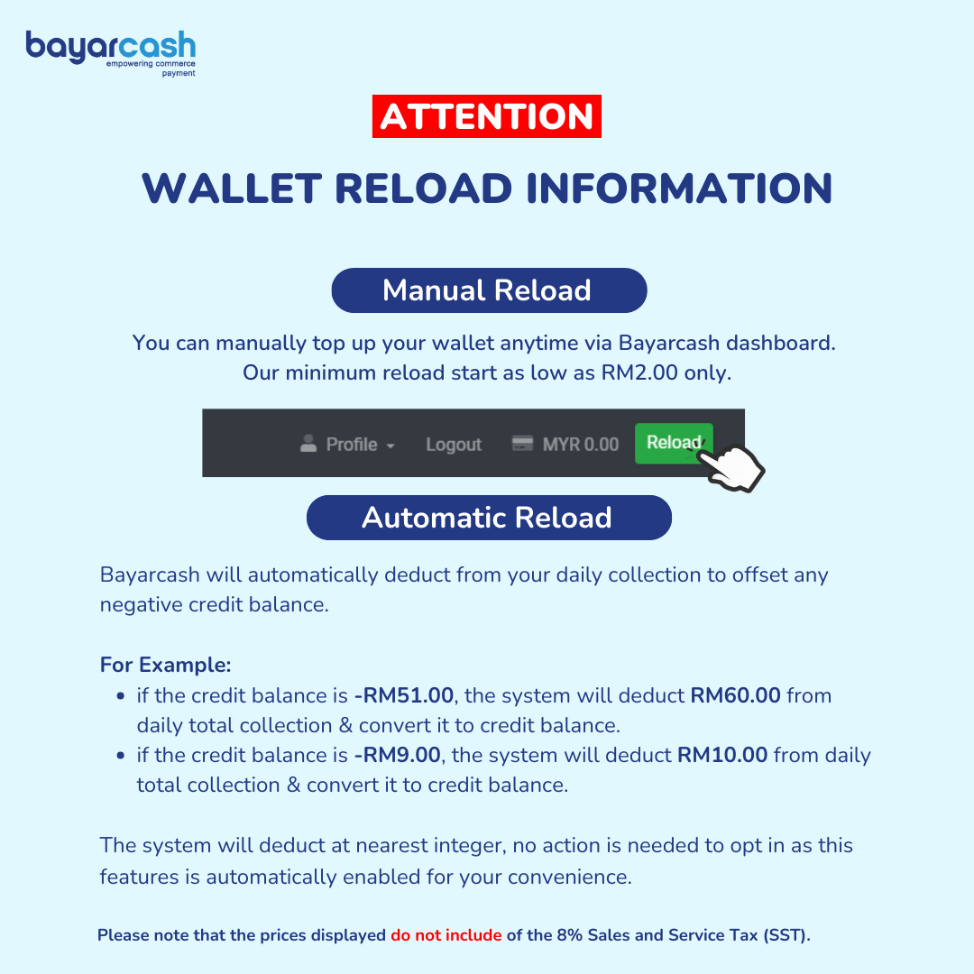 Bayarcash Wallet - Bayarcash Platform Documentation